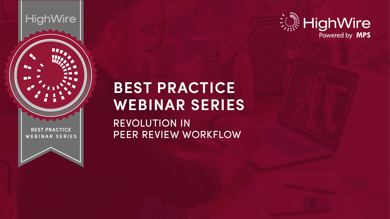 Webinar Recording - Revolution in Peer Review Workflow