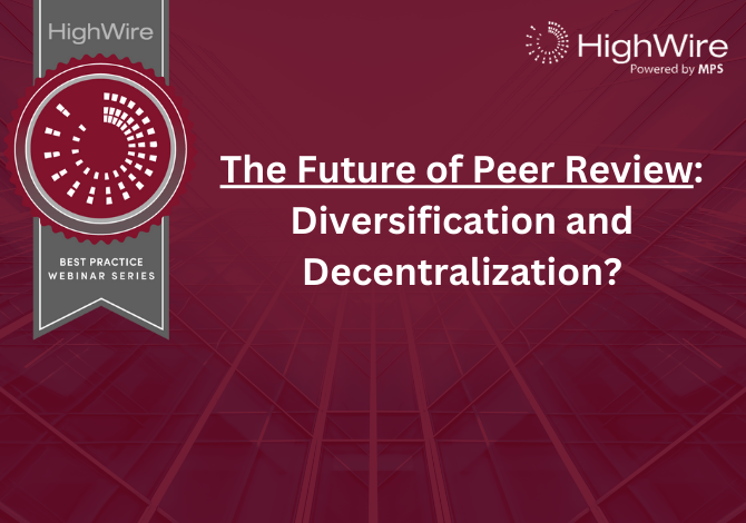 Webinar Recording - Revolution in Peer Review Workflow