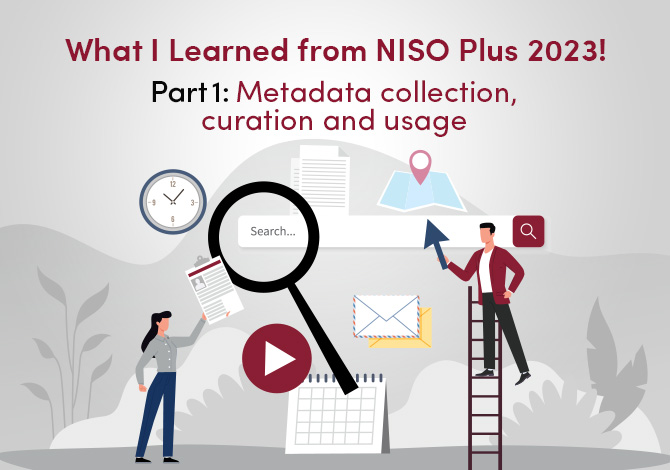 NISO Plus Learnings - Metadata collection, curation & usage